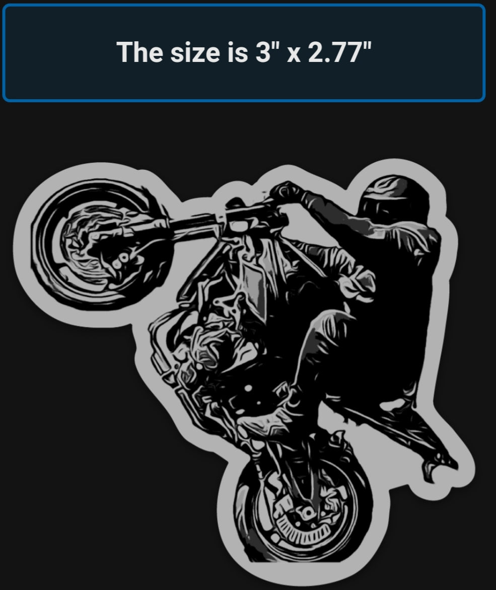 Wheelie Sticker – Street-Nation